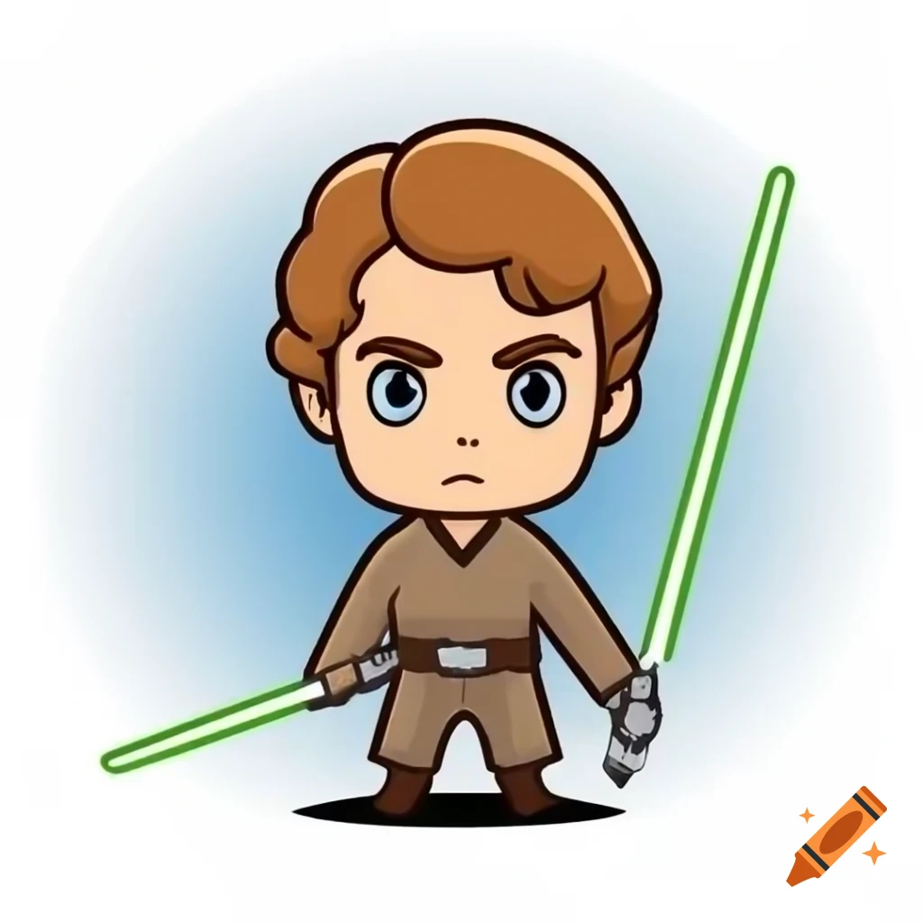 Luke Skywalker Cartoon Drawing