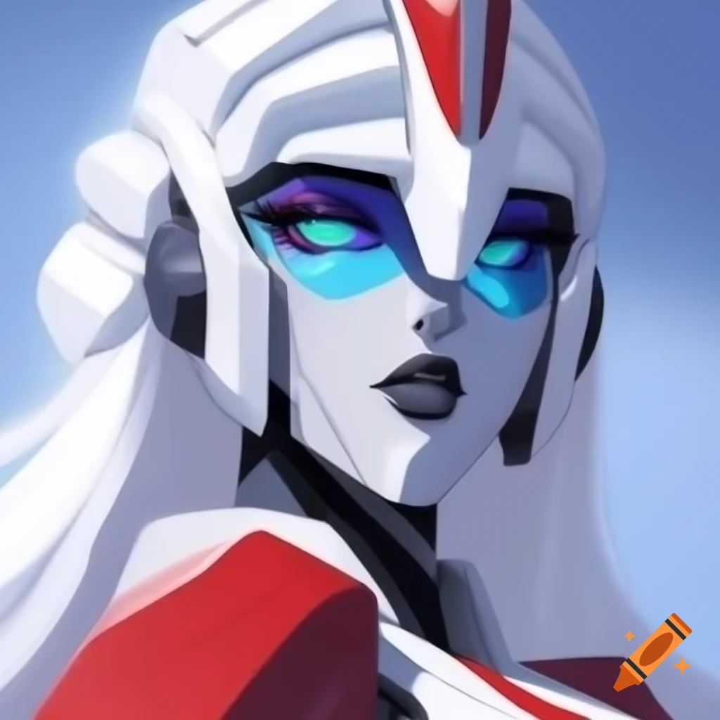 Original female character design inspired by Transformers with long ...