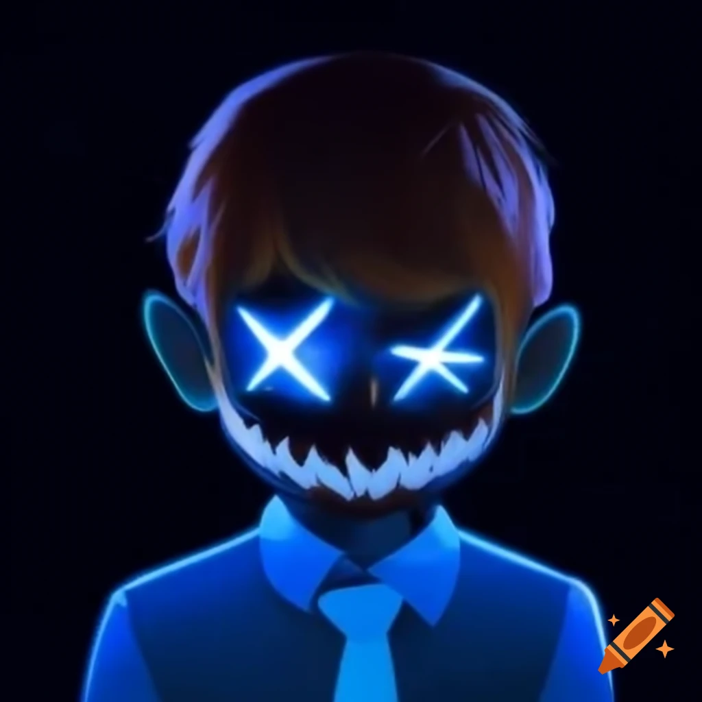 Comic style hero with sharp features and blue eyes on Craiyon