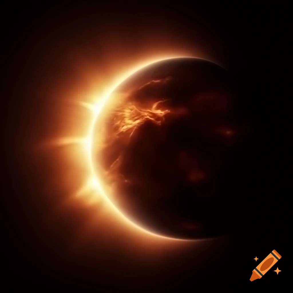 Digital rendering of summer solstice daylight hours determined by sun's position on Craiyon