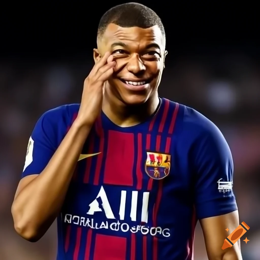 Kylian Mbappe as a ninja turtle with katana scoring a goal in FC ...