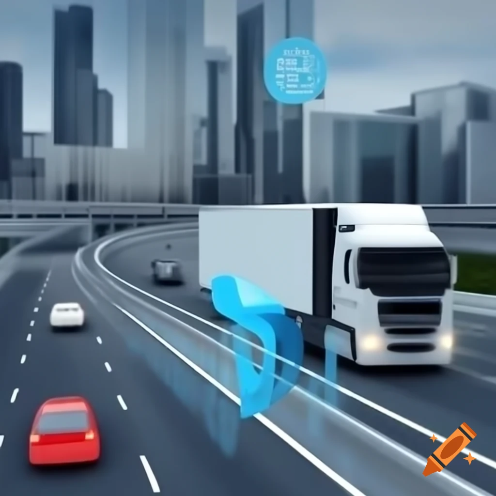AI smart system for traffic management and efficient route optimization on Craiyon