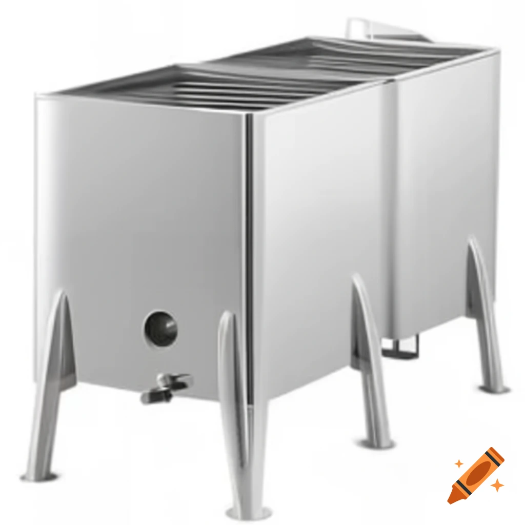 Stainless steel insulated rectangular tanks specifications on Craiyon