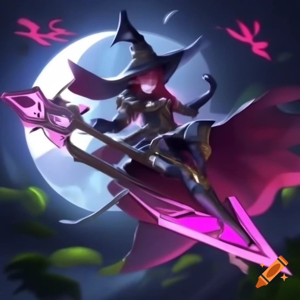 Anime siren knight in armor with giant sword and stained glass wings ...