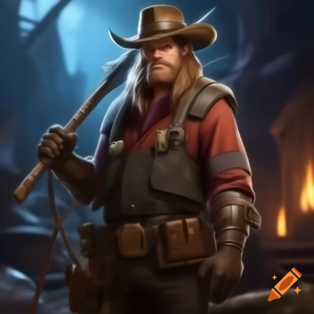 Heroic logger character in fantasy setting inspired by Pathfinder on ...