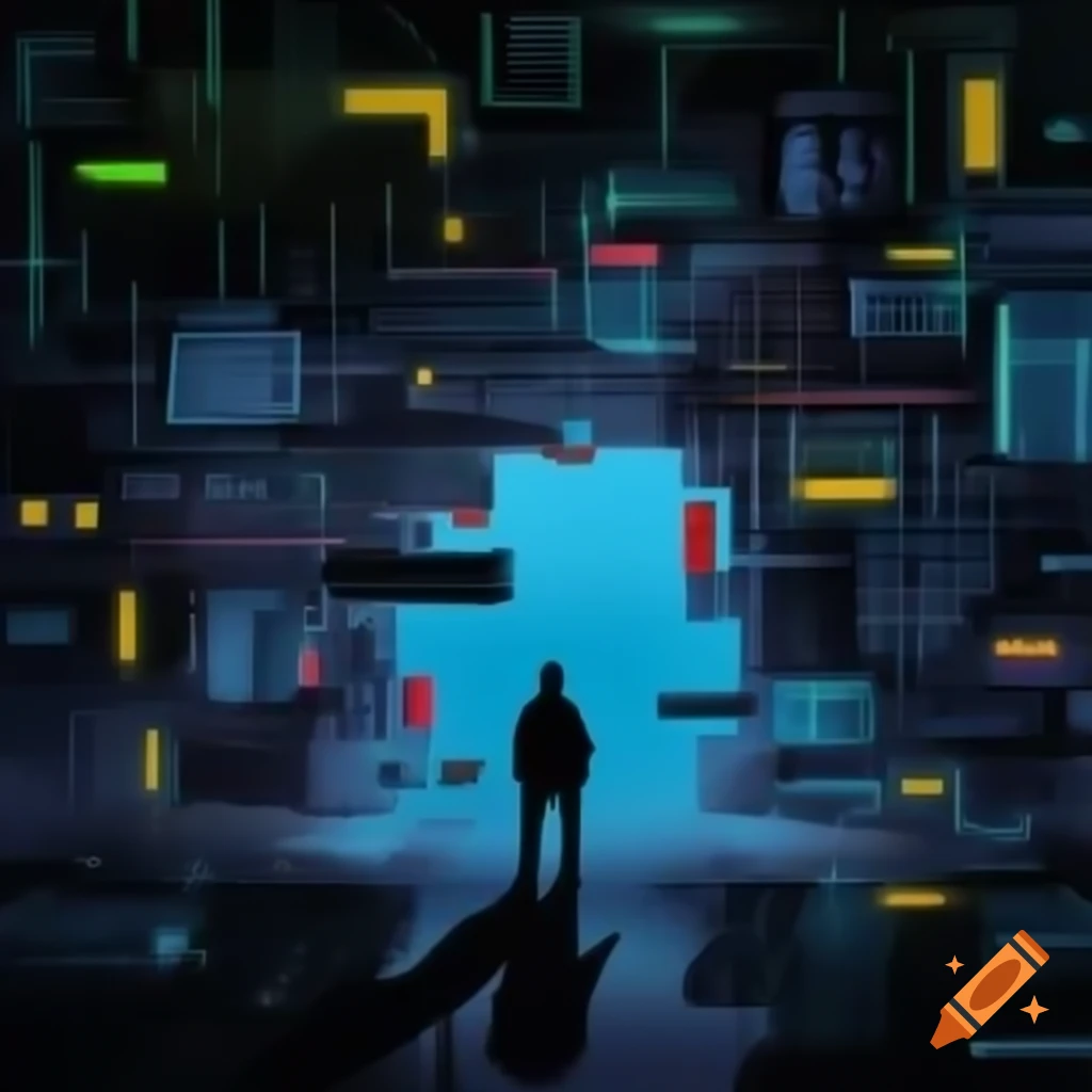 Abstract artwork titled 'Tomorrow will be tomorrow's now' featuring ...