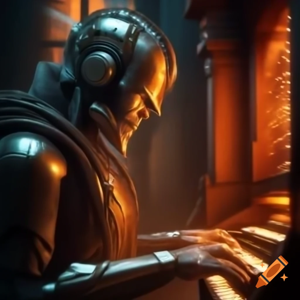 Concept art depicting apocalyptic themes with a cyber hell atmosphere ...