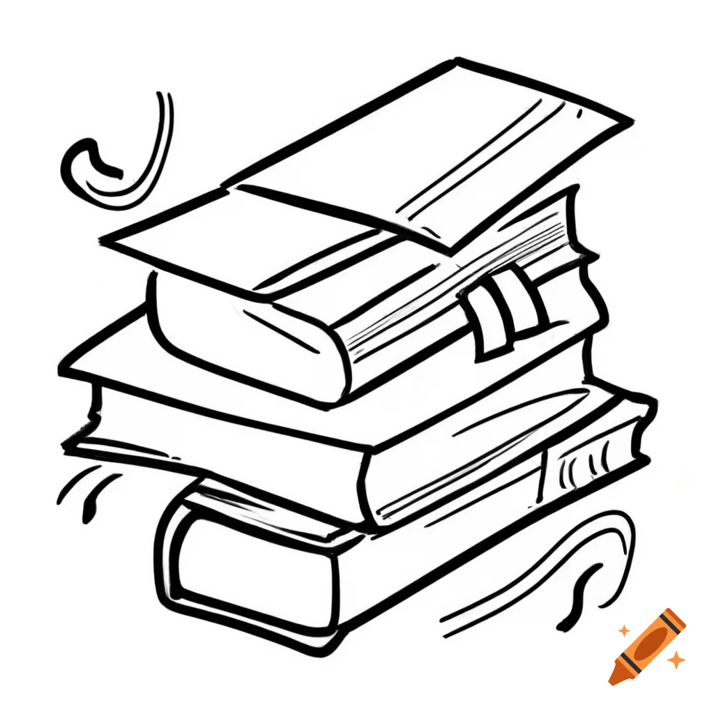 Academic art poster featuring books and scholarly elements on Craiyon