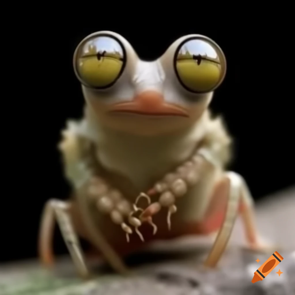 Unique three-legged creature with large head and multiple eyes on Craiyon