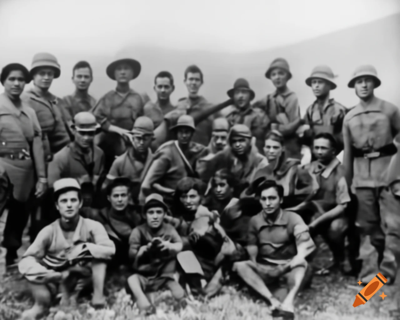 Historical depiction of American soldiers and Thomasites in the ...