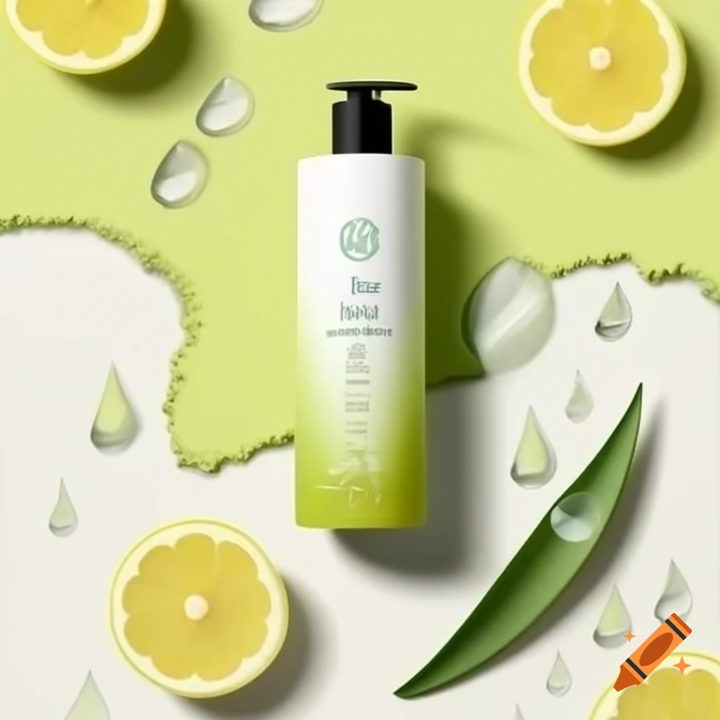 Bright and clean face wash label design with natural blend theme and ...