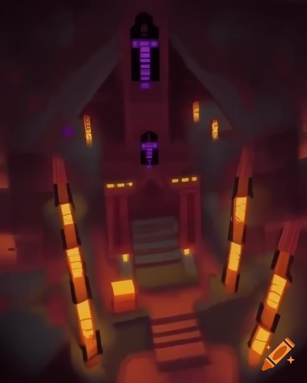 Epic Minecraft-inspired world with Nether, Heaven, and The End starting ...