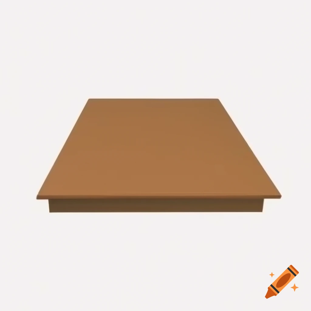 Rectangular wooden lid with specified dimensions on Craiyon