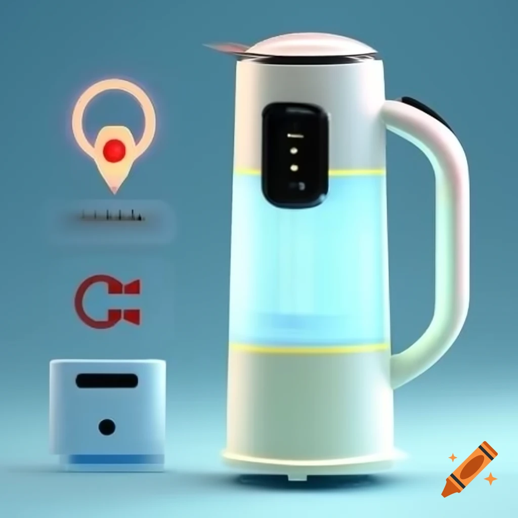 Concept art of three innovative Filipino tech products in blueprint ...