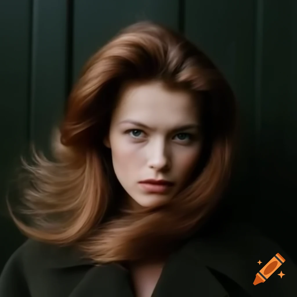 Russian women in street style clothing posing with ponytail hairstyles ...